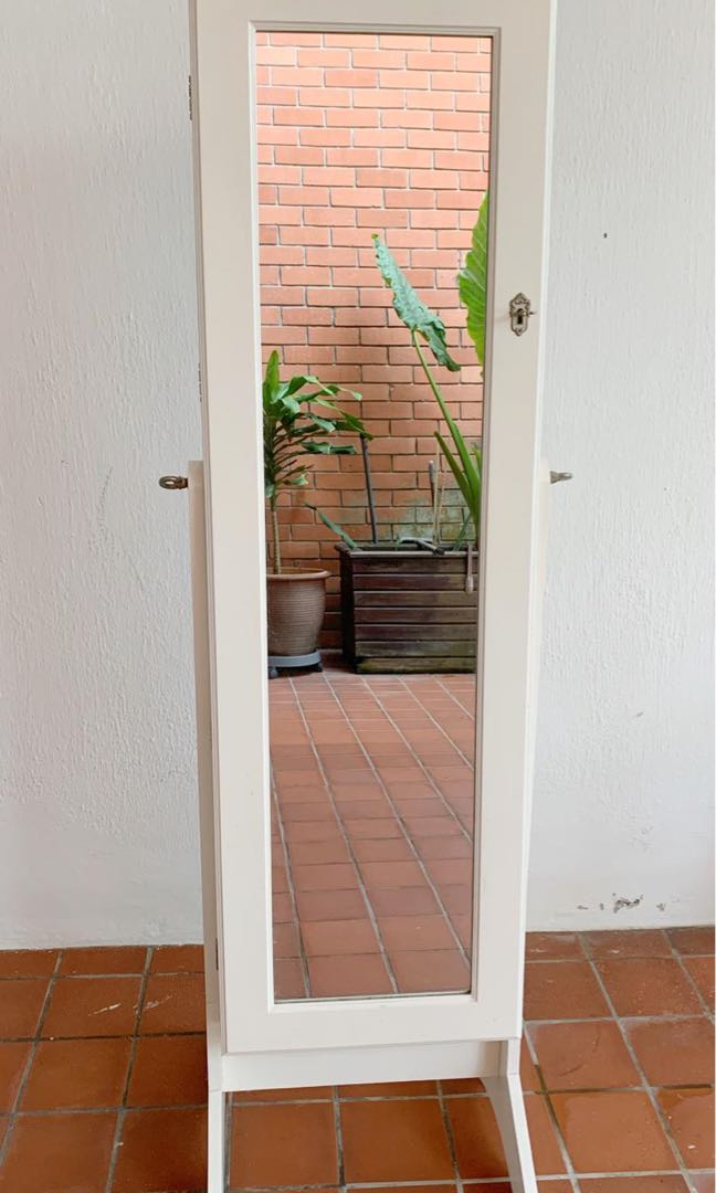 Full length mirror cabinet, Furniture & Home Living, Furniture, Other ...
