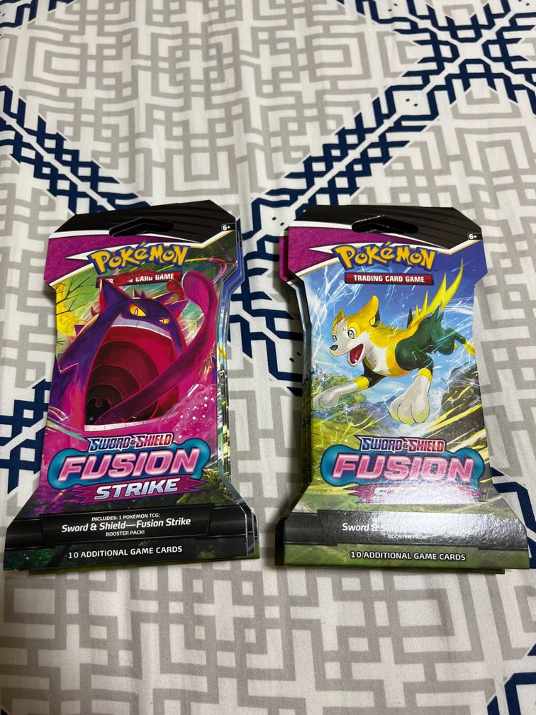 Fusion Strike Sleeved Pokemon Cards Booster Packs, Hobbies & Toys, Toys ...
