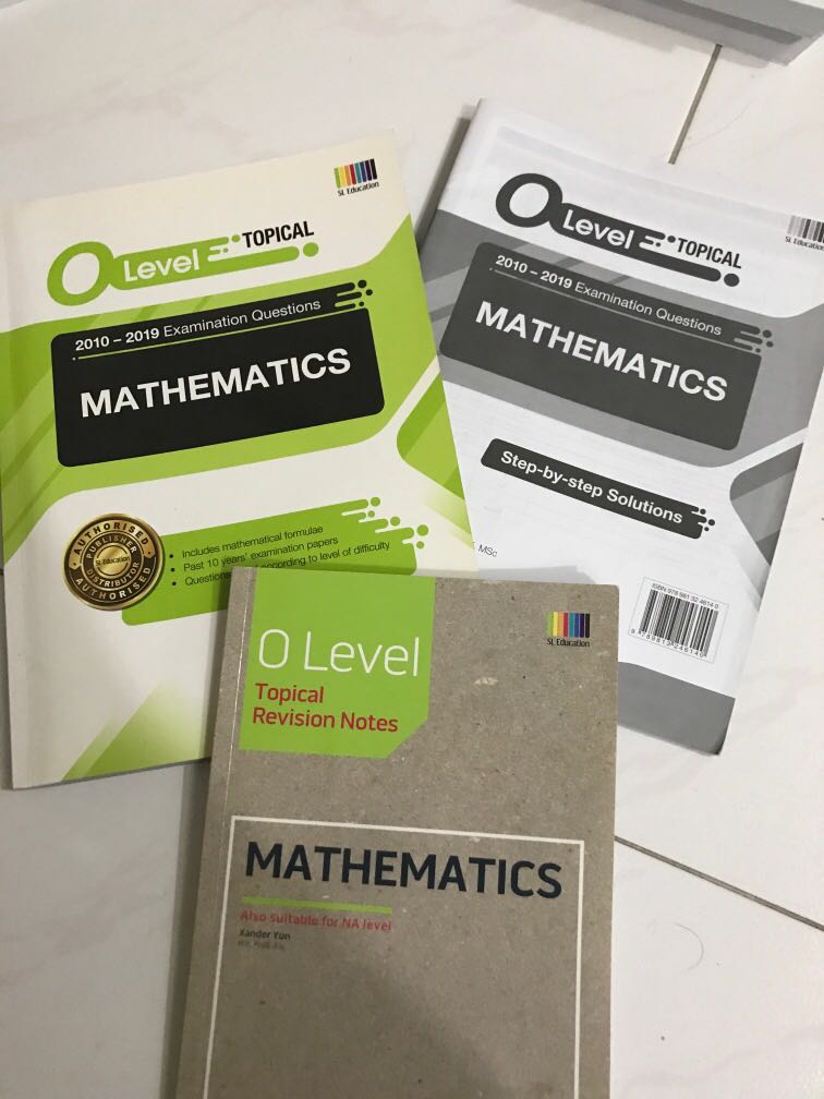 GCE O LEVEL E MATHEMATICS TOPICAL TYS, Hobbies & Toys, Books ...