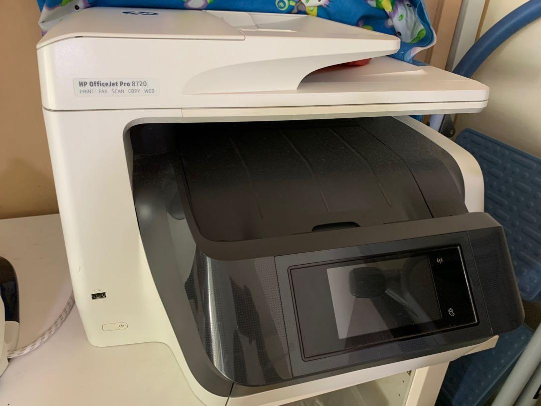 HP OfficeJet Pro 8720 All-in-One Printer Scan Copy, Computers & Tech ...