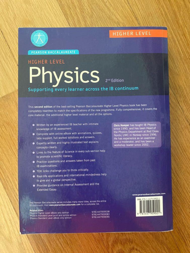 IB Higher Level Physics Pearson 2nd Edition Textbook, Hobbies & Toys ...