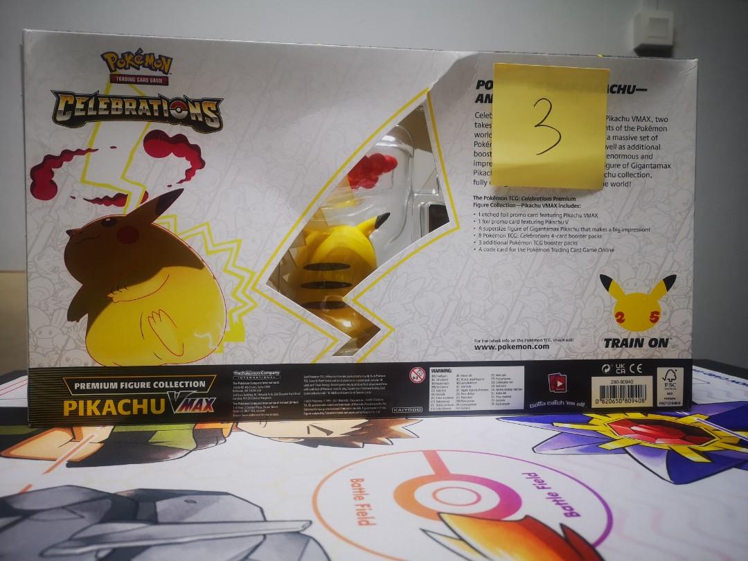 [In stock] Pokemon Celebrations Pikachu VMAX Figure Premium Collection ...