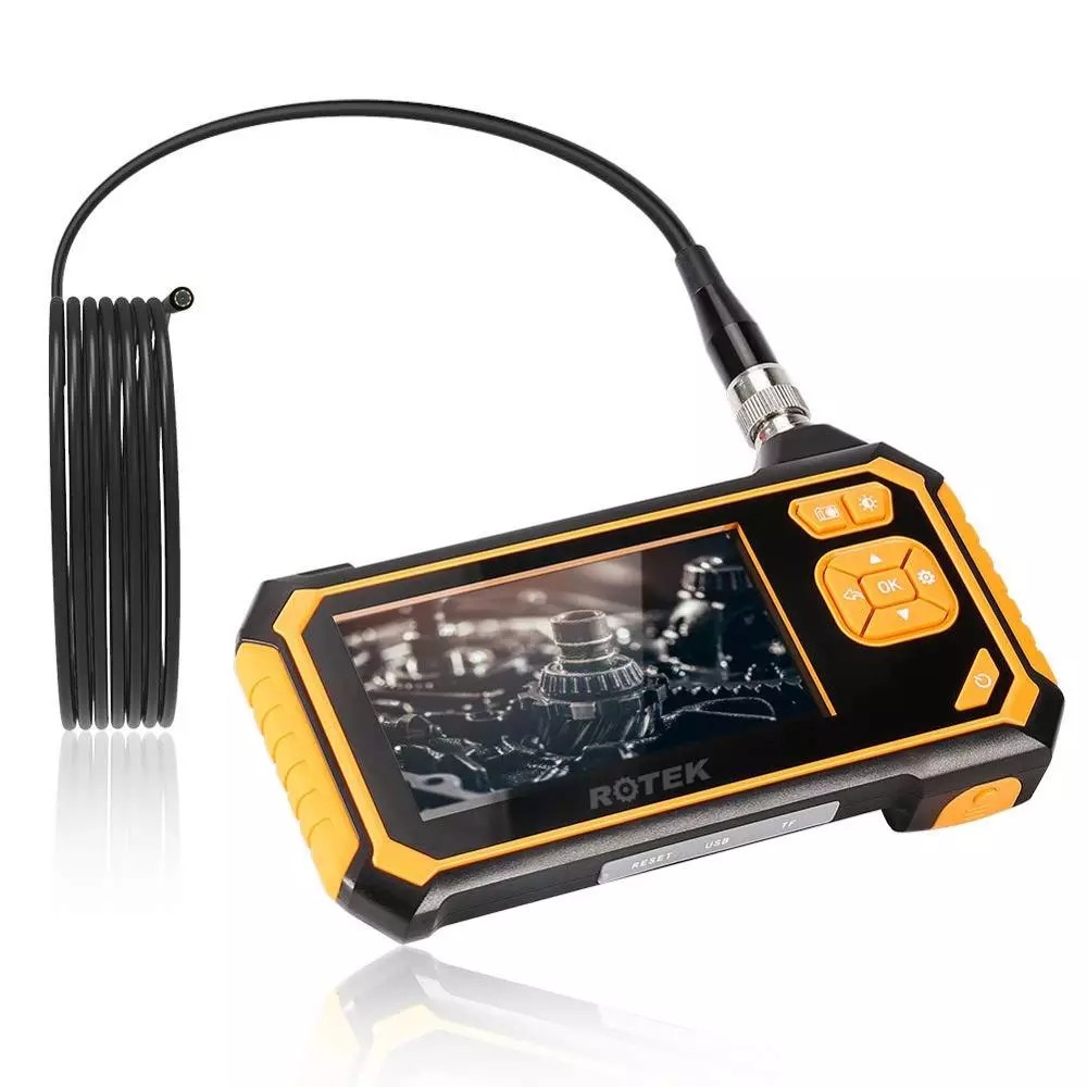 Industrial Endoscope,ROTEK 1080P HD 4.3inch LCD Screen 2600mAh ...