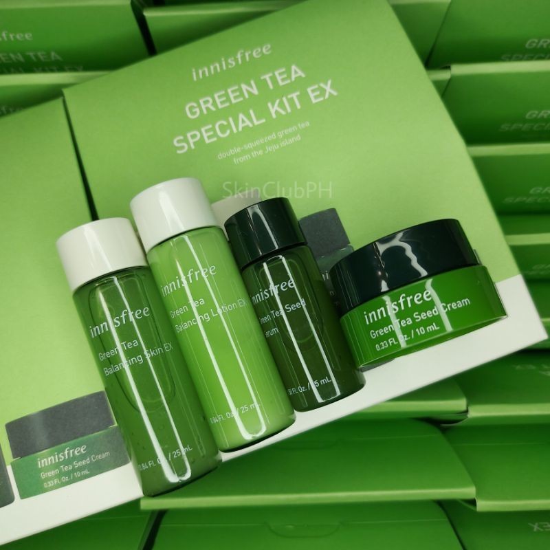 Innisfree greentea set, Beauty & Personal Care, Face, Face Care on ...
