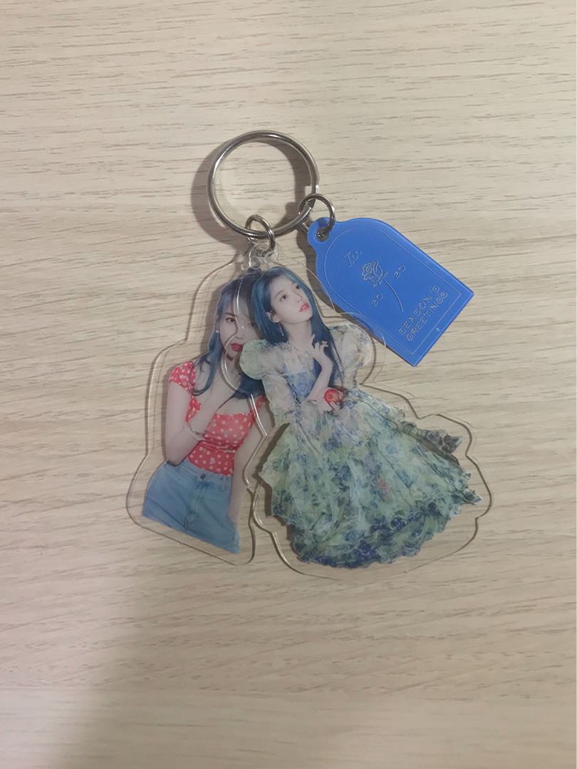IU season greetings 2020 keychain, Hobbies & Toys, Memorabilia ...