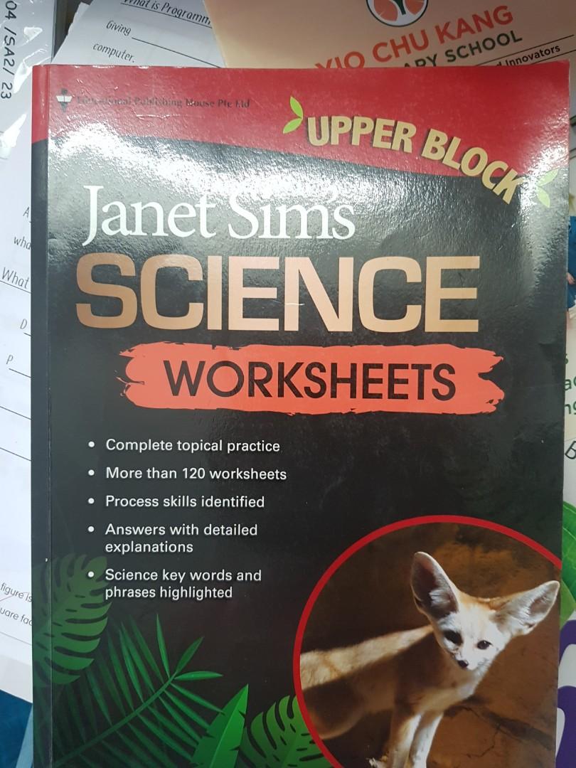 Janet Sim science worksheets upper block, Hobbies & Toys, Books ...