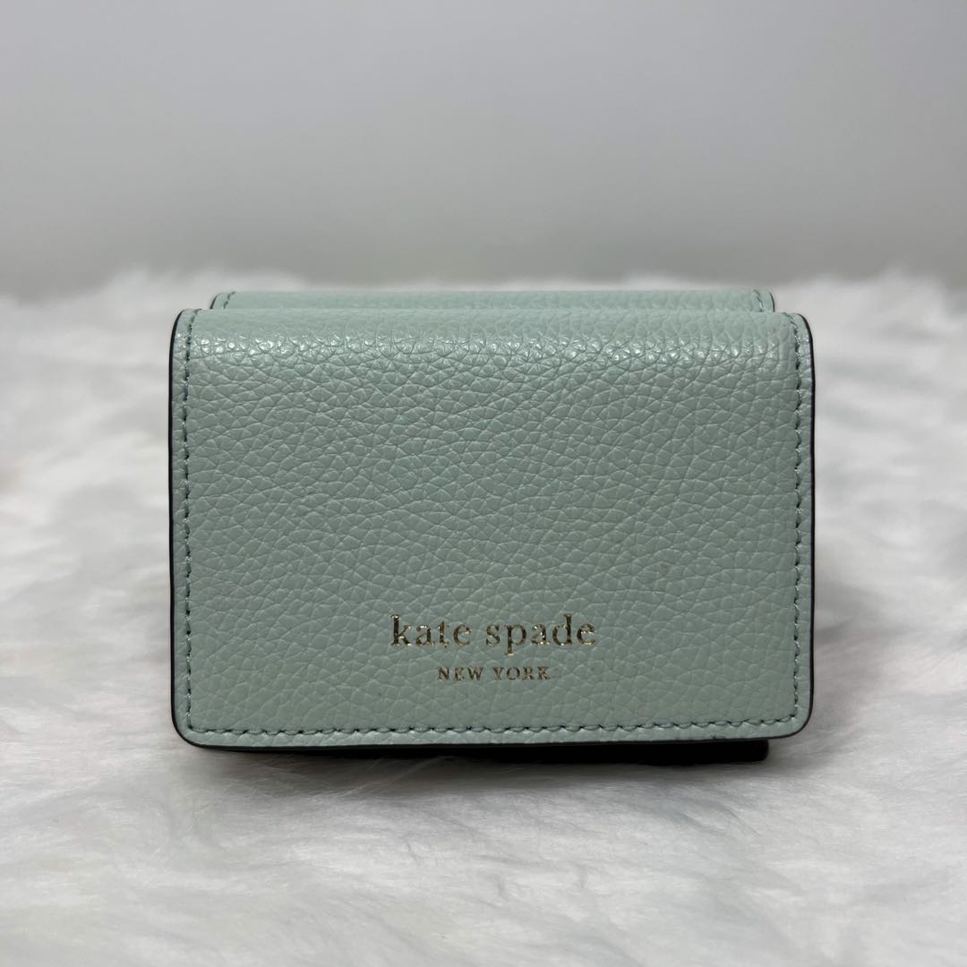 Kate Spade Eva Micro Trifold Wallet, Luxury, Bags & Wallets on Carousell
