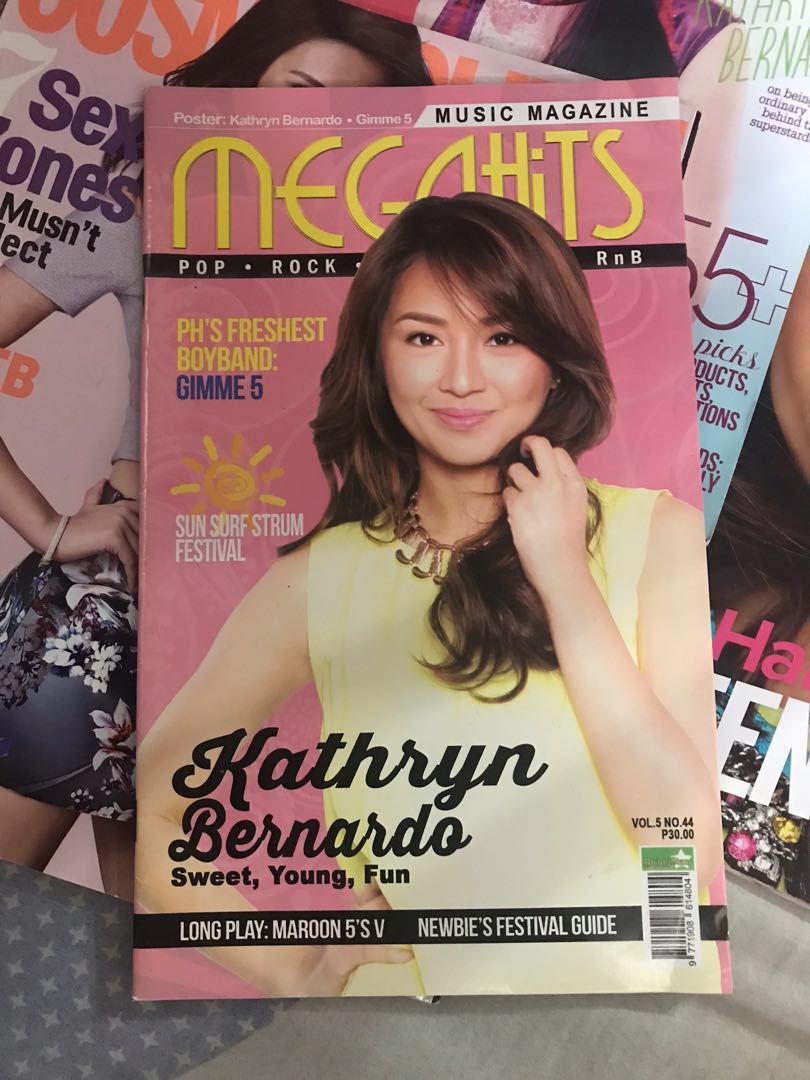 Kathryn Bernardo Mega Hits Songbook, Hobbies & Toys, Books & Magazines ...