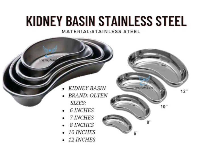 KIDNEY BASIN STAINLESS STEEL, Health & Nutrition, Medical Supplies ...