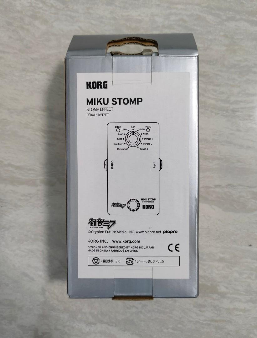 Korg Miku Stomp [Hatsune Miku Voice Electric Guitar Effects Pedal ...