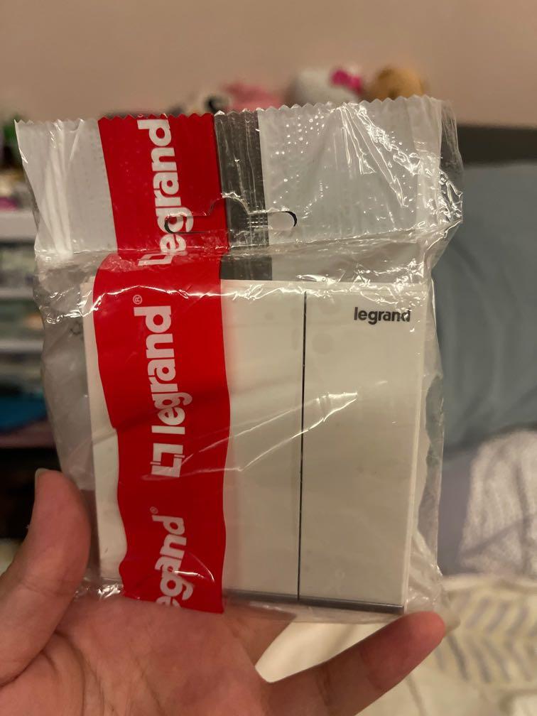 Legrand Gallion switch 3gang 2 ways, TV & Home Appliances, Electrical ...