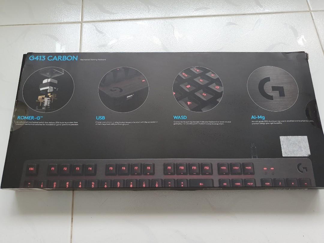 Logitech G413 Carbon, Computers & Tech, Parts & Accessories, Computer ...