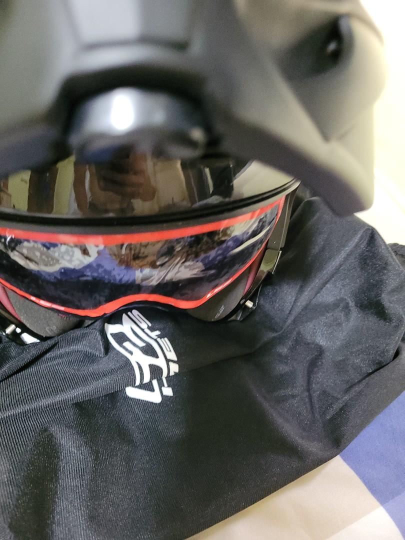 LS2 Vortex Carbon Modular Helmet, Motorcycles, Motorcycle Apparel on ...