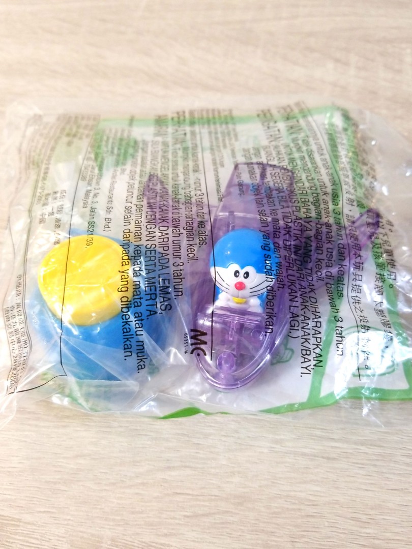 McDonald's Doraemon Rocket Ship Launcher, 興趣及遊戲, 玩具 & 遊戲類 - Carousell
