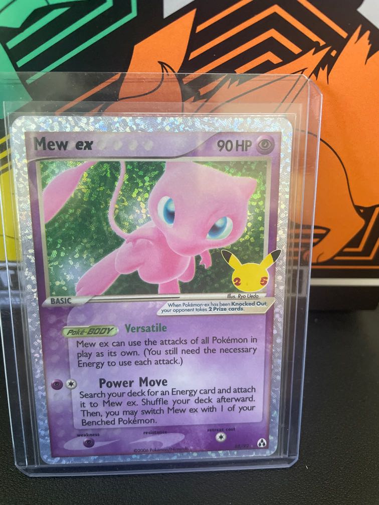 Mew ex pokemon tcg celebration, Hobbies & Toys, Memorabilia ...