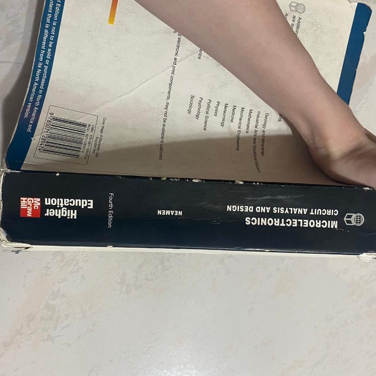 Microelectronics Circuit Analysis & Design 4/E, 書籍、休閒與玩具, 書本及雜誌, 評量練習在旋轉拍賣 Microelectronics Circuit Analysis & Design 4/E, 書籍、休閒與玩具, 書本及雜誌, 評量練習在旋轉拍賣