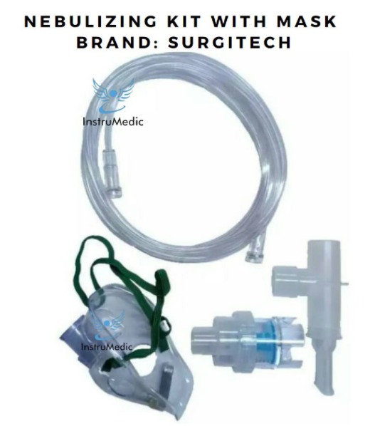 Nebulizing kit with mask ( Surgitech ) / Nebulizer Kit on Carousell