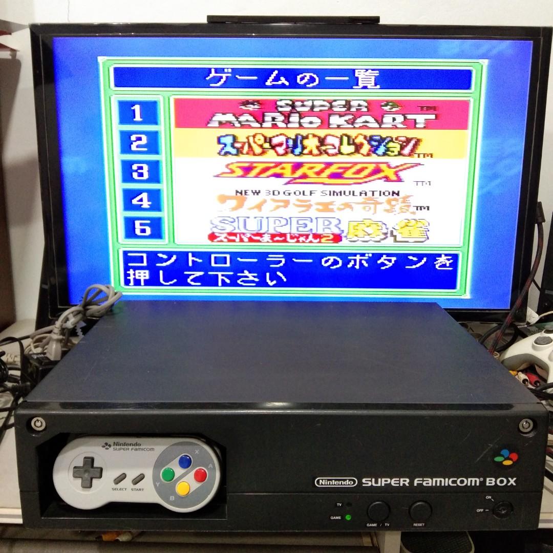 Nintendo Super Famicom Box SHVC System Console Set PSS-01, Video Gaming ...
