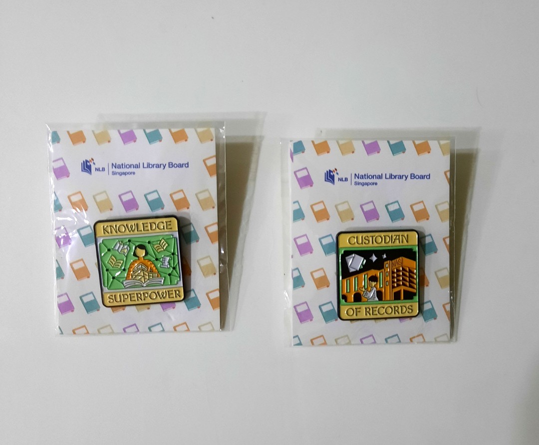 NLB Collectible Pins- #5 & #6, Hobbies & Toys, Toys & Games on Carousell