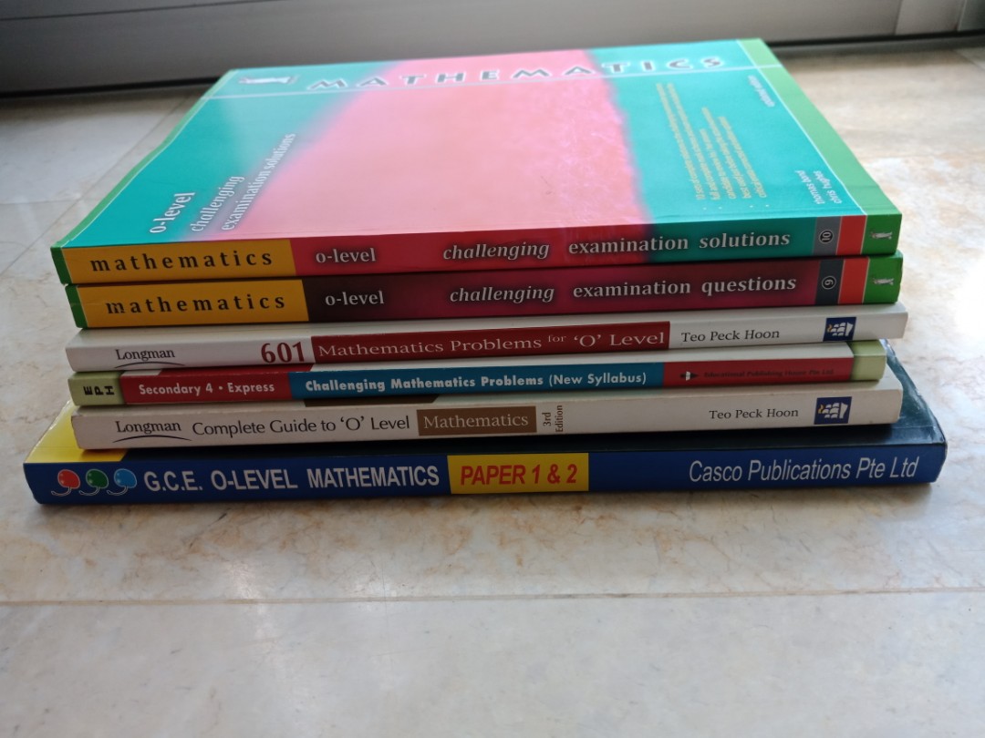 O level challenging math, Longman, Casco assessment books, Hobbies ...