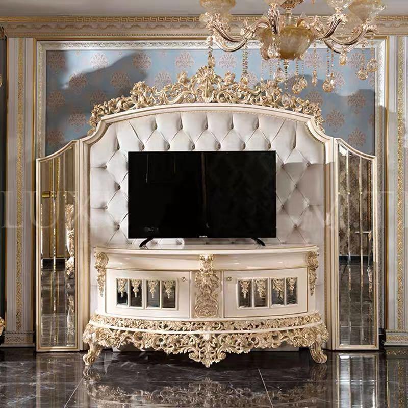 •Palais • French Tv cabinet + backdrop, Furniture & Home Living ...