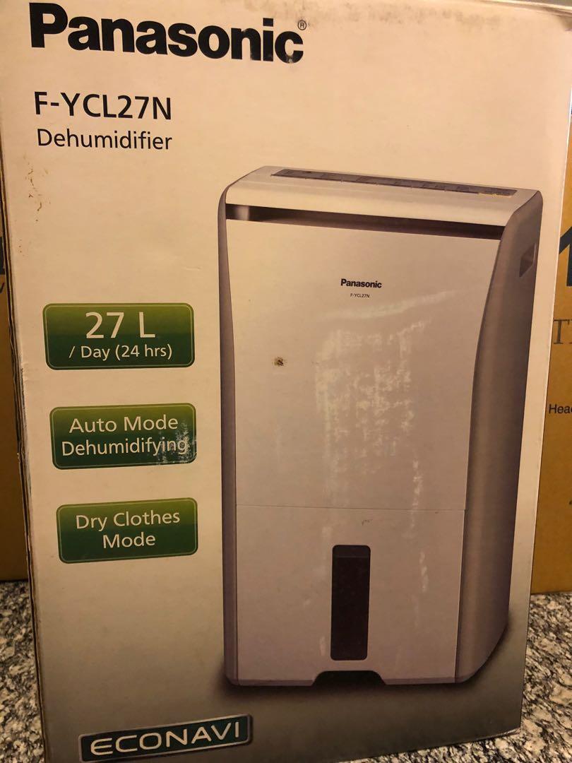 Panasonic F-YCL27N Super allergy-buster Dehumidifier, TV & Home ...