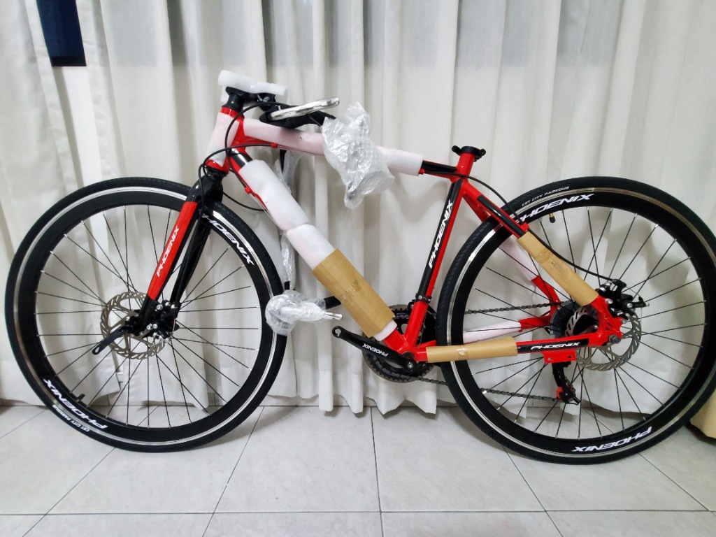 Phoenix 700C Aluminum Racer Road Bike Shimano 14Speeds, Sports ...