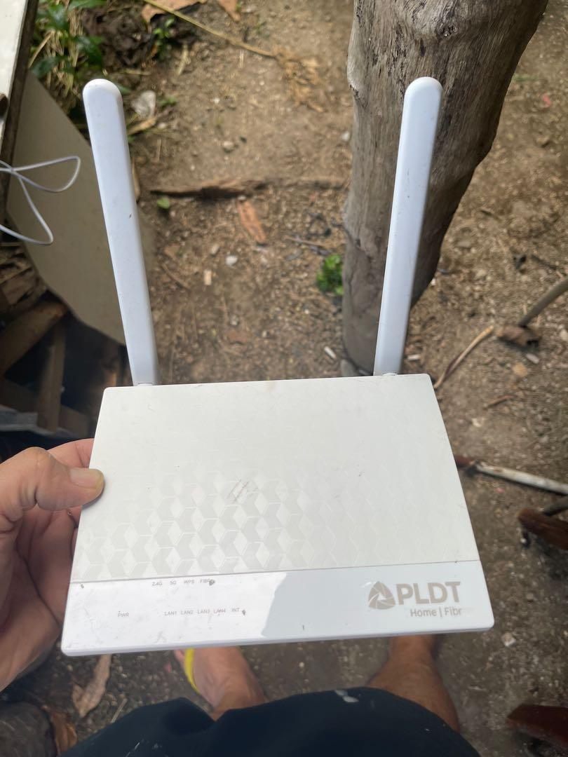PLDT home fiber modem router, Computers & Tech, Parts & Accessories ...