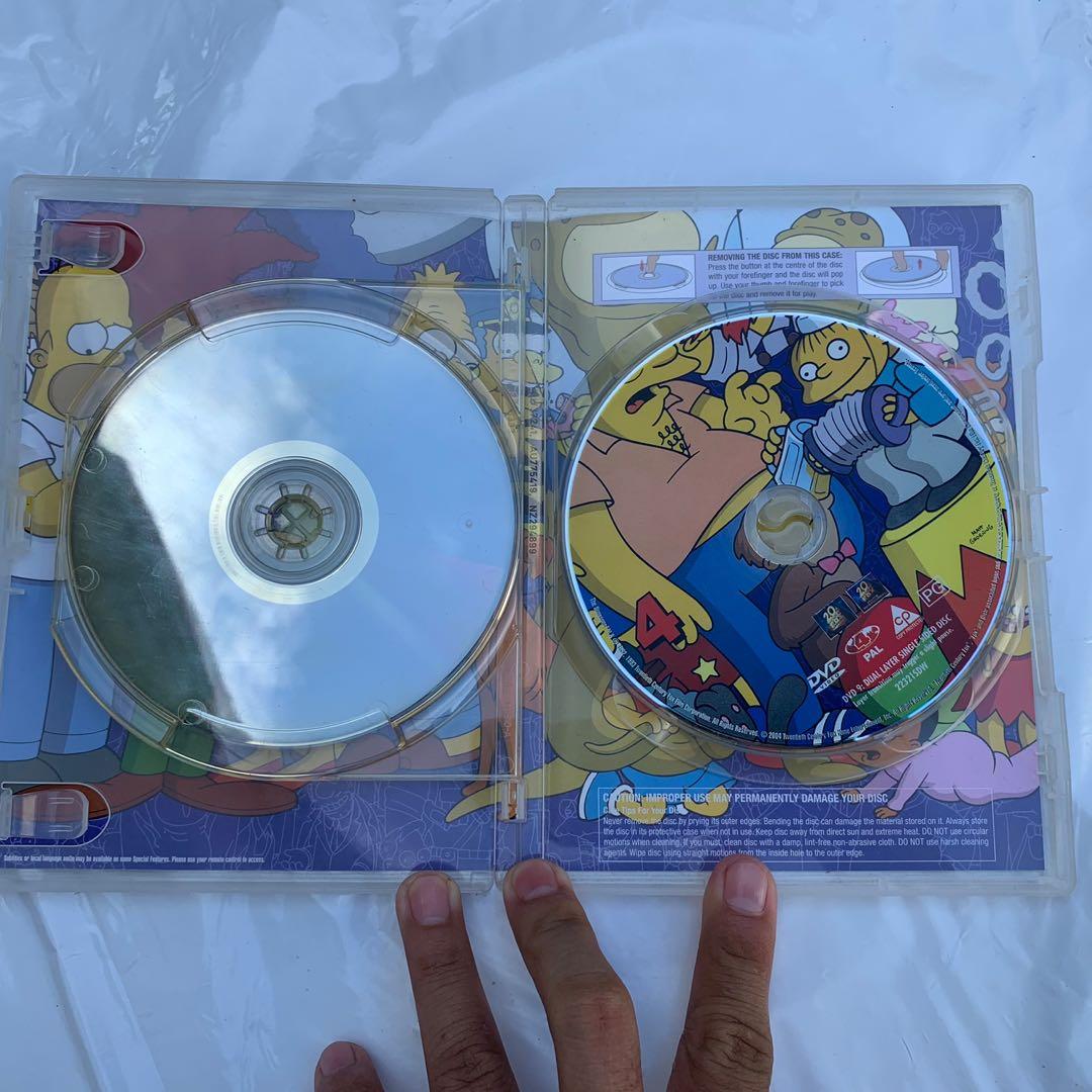 PO VINTAGE TV SERIES MOVIE 1993 THE SIMPSONS THE COMPLETE FOURTH SEASON ...