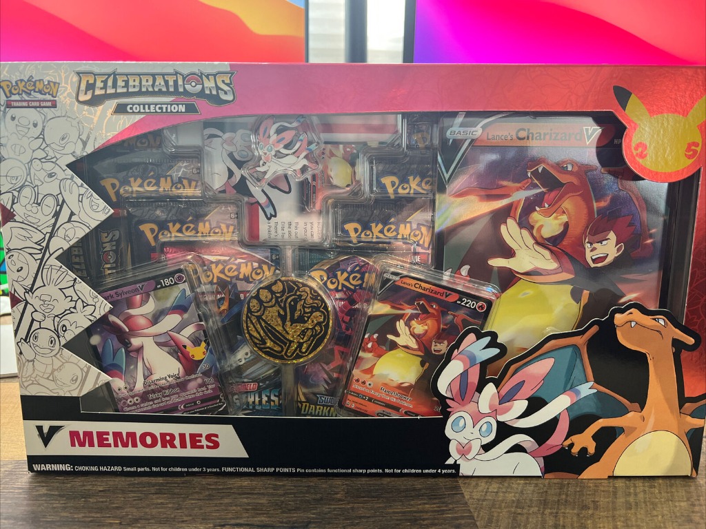 Pokemon Celebrations V Memories Box Gamestop Exclusive Charizard ...