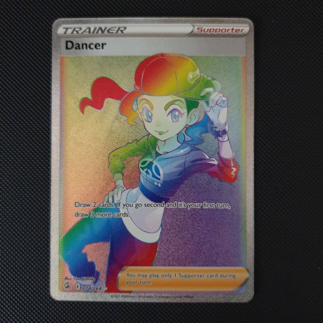 Pokemon Dancer Trainer Rainbow Hyper Rare Mint Hobbies And Toys Toys And Games On Carousell