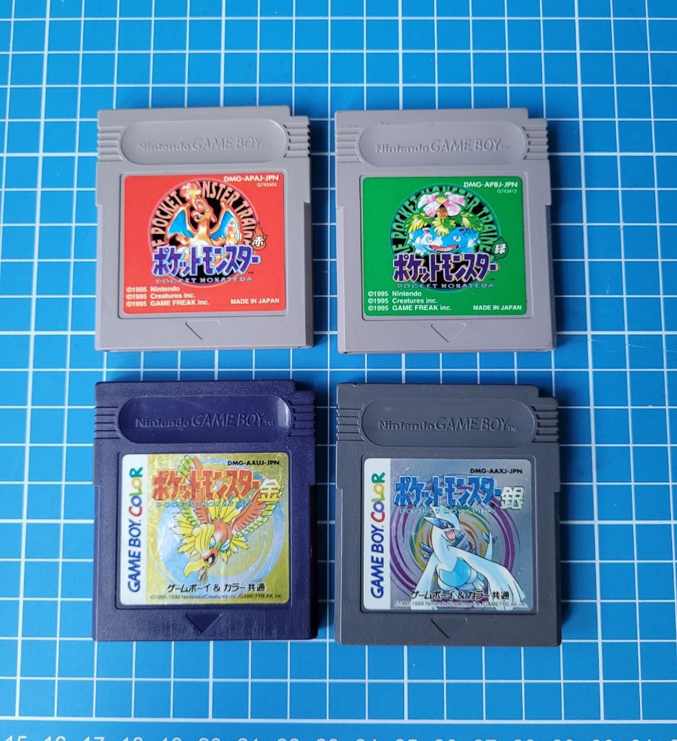 Pokemon Gameboy Cartridges Game Boy Colour (Japan), Video Gaming, Video ...