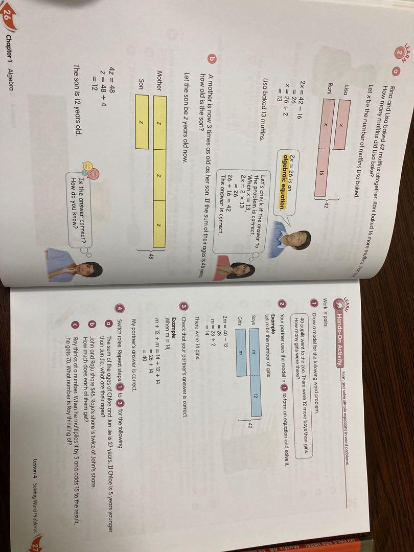 Primary 6 Math Textbook, Hobbies & Toys, Books & Magazines, Textbooks ...