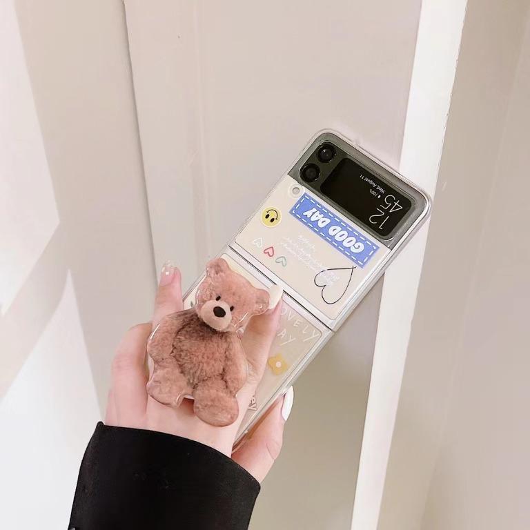 [Samsung] Coellica's Cute Bear with Popsocket Samsung Galaxy Z Flip ...