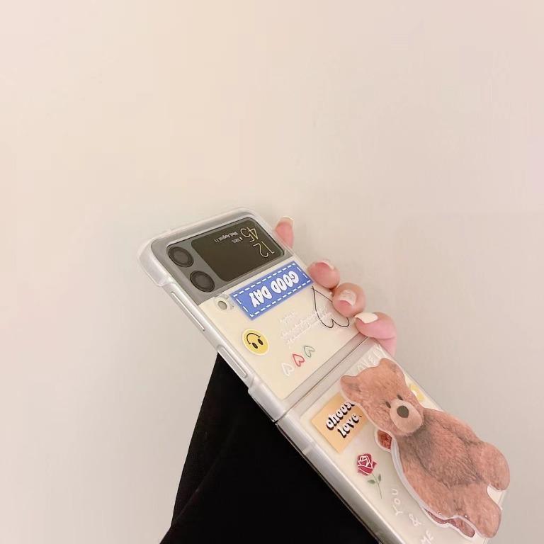 [Samsung] Coellica's Cute Bear with Popsocket Samsung Galaxy Z Flip ...
