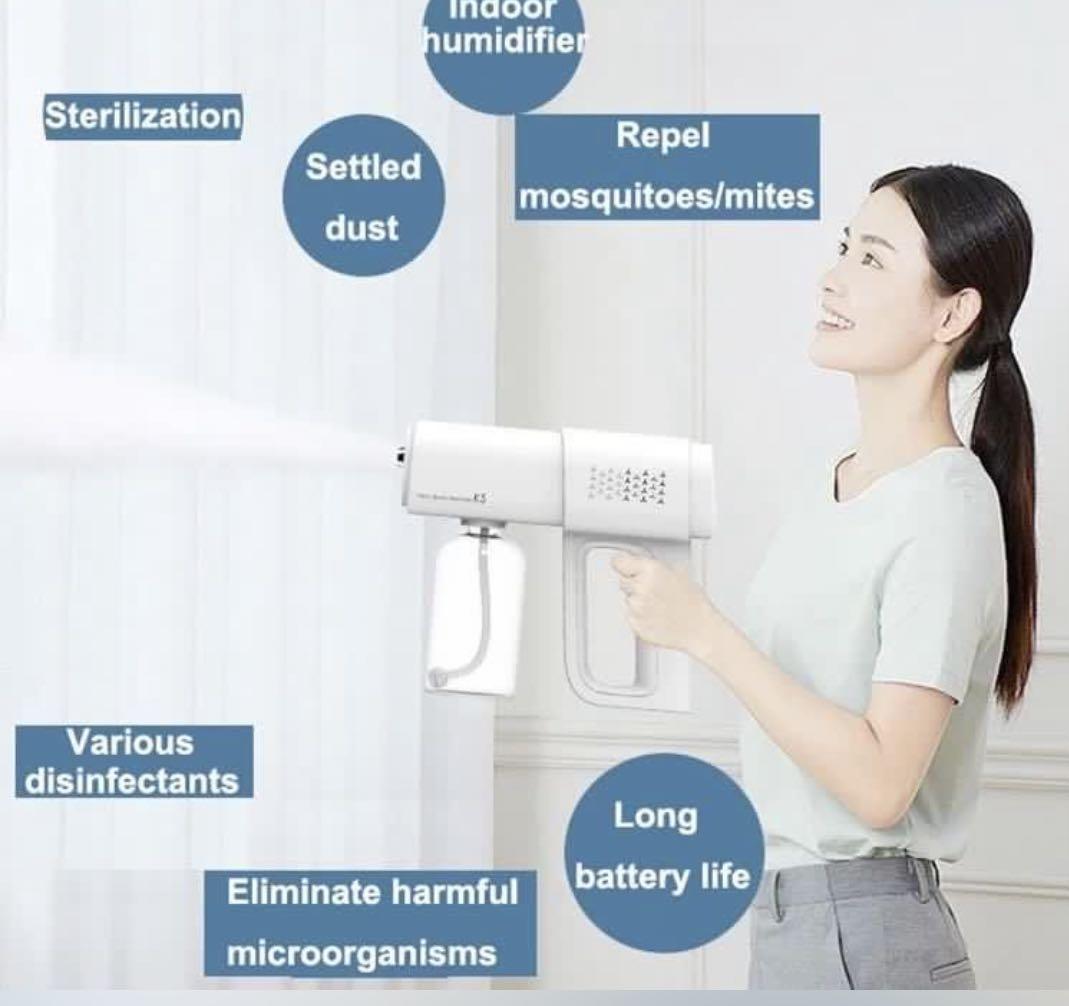 Sanitizer Spray Gun With UV Light Health Nutrition Medical Supplies sanitizer-spray-gun-with-uv-light-health-nutrition-medical-supplies
