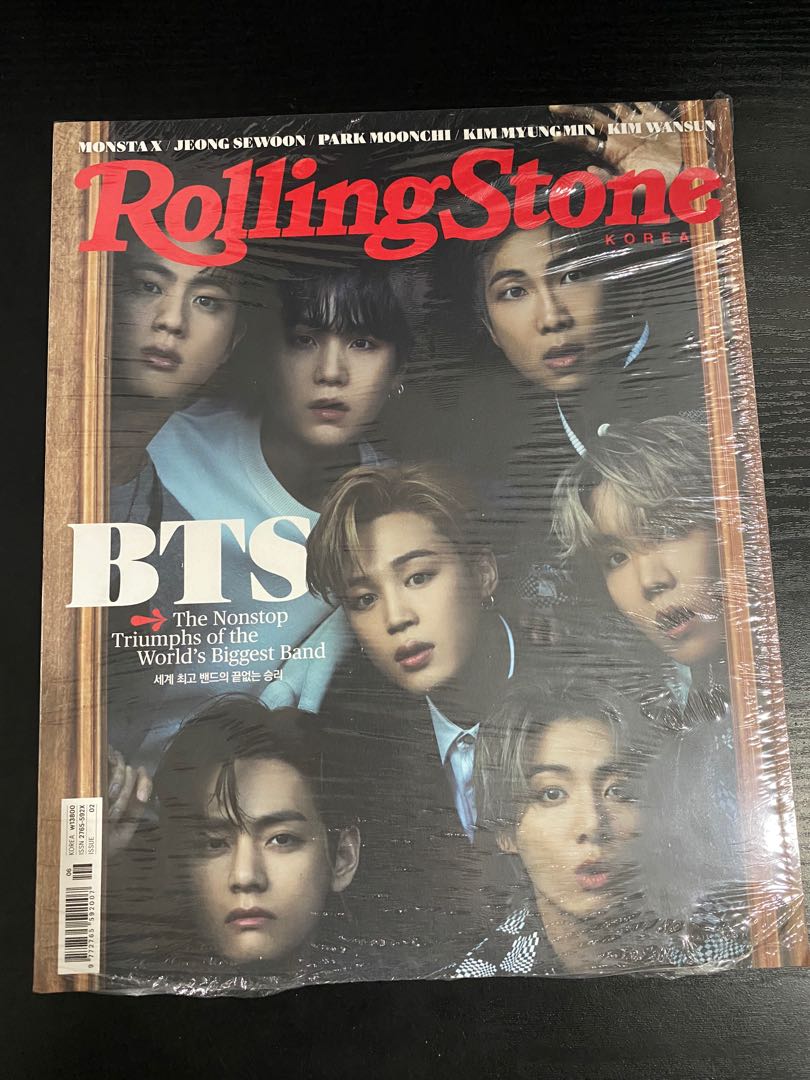 Sealed BTS Rolling Stone Magazine, Hobbies & Toys, Memorabilia ...