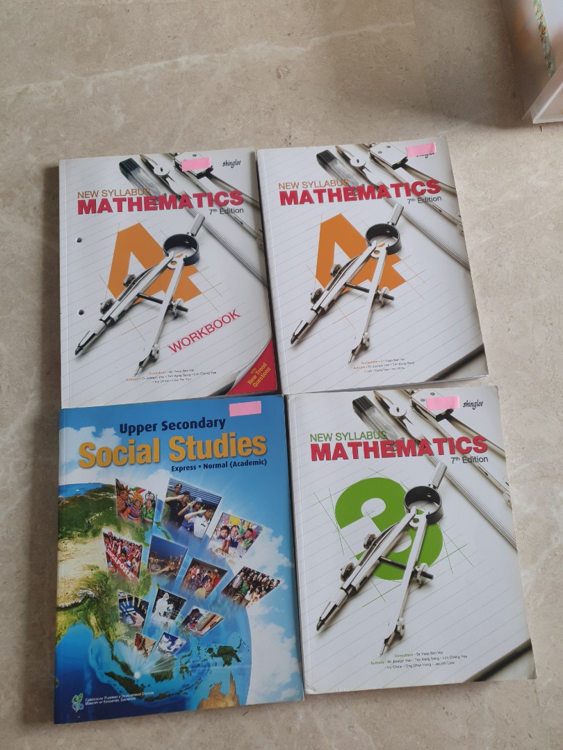 [11 BOOKS] Secondary School Textbooks Workbooks Mathematics Advanced ...