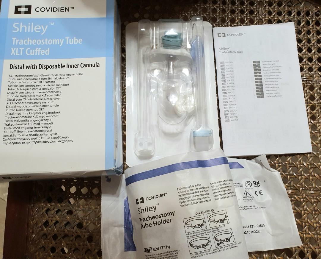 SHILEY 50XLTCD TRACHE TUBE XLT DISTAL CUFFED, Health & Nutrition ...