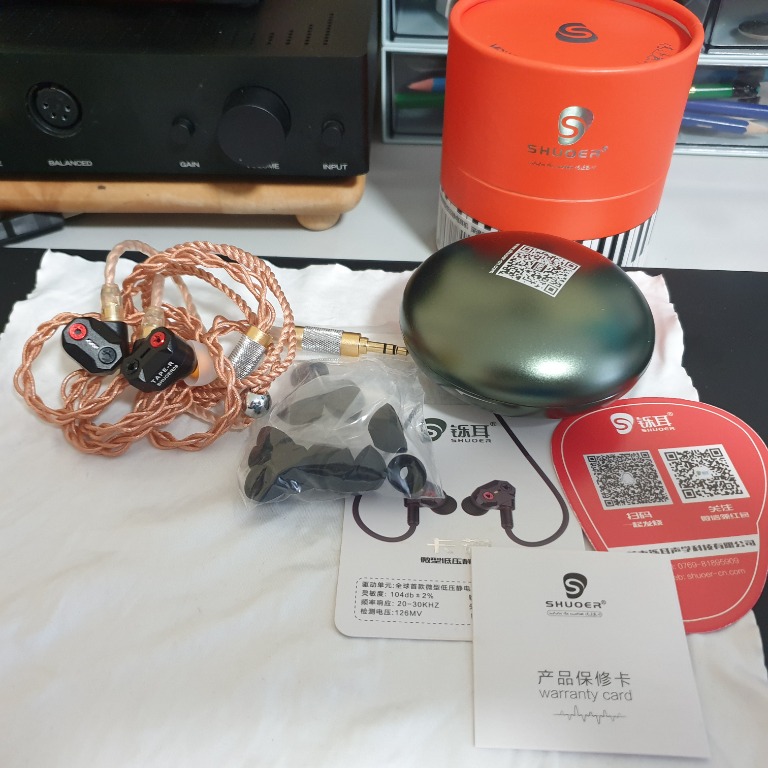 Shuoer Tape IEM - audiophile IEM, Audio, Earphones on Carousell