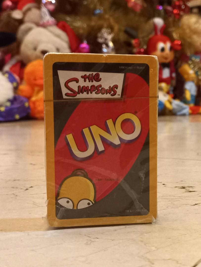Simpsons Uno Card, Hobbies & Toys, Toys & Games on Carousell