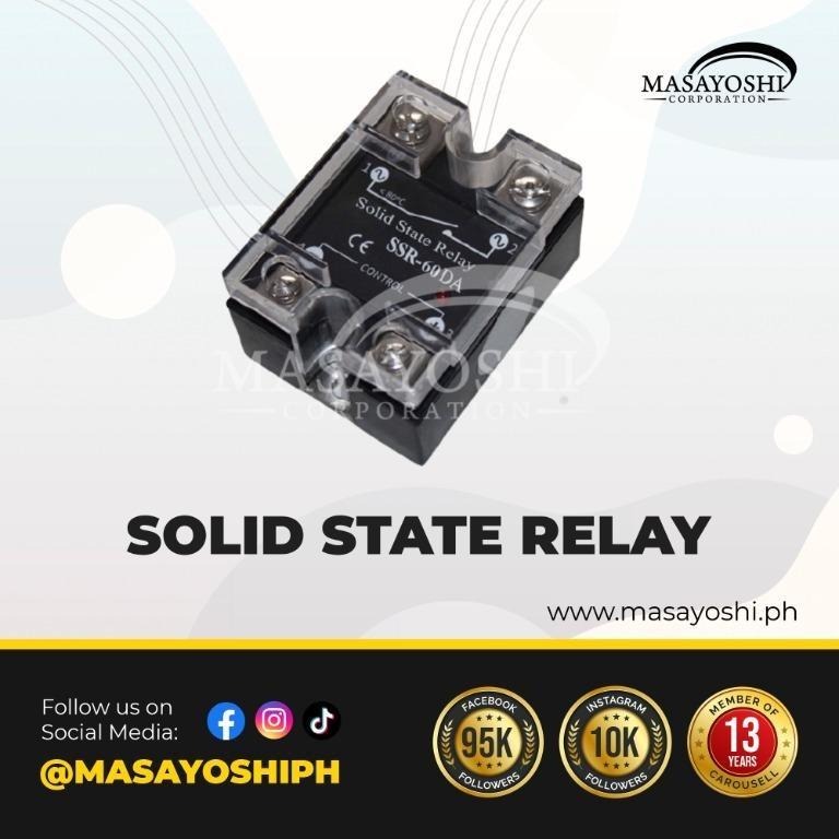 Solid State Relay SSR - 60DA, Solid State Switch, SSR, Electronic ...