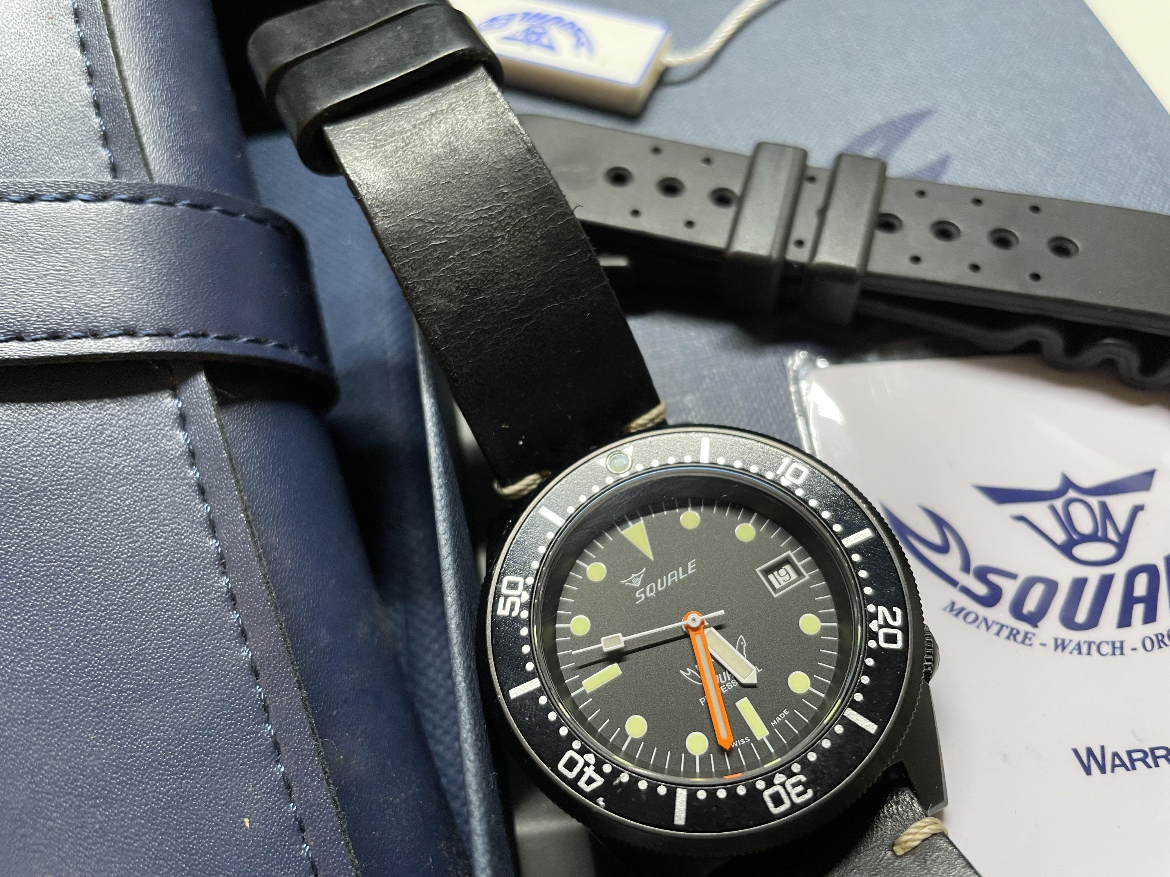 Price reduced. Squale 1521 PVD ATMOS, Luxury, Watches on Carousell