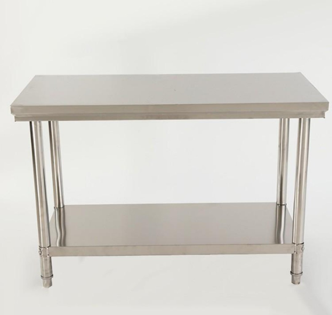 Stainless Steel 2 tier table, Furniture & Home Living, Kitchenware ...