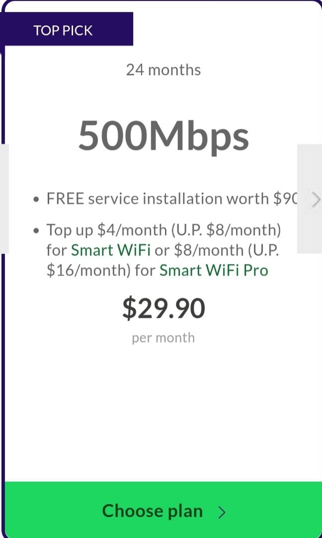 Starhub 500mbps fiber broadband, Computers & Tech, Parts & Accessories ...