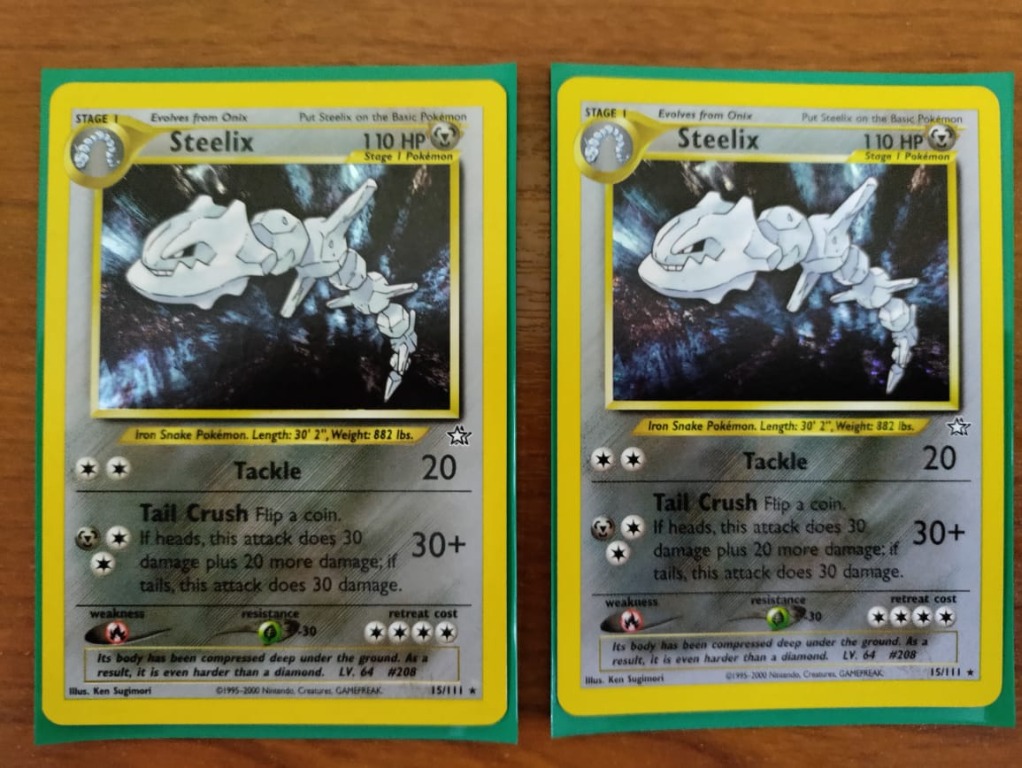 Steelix #15 Pokemon Neo Genesis, Hobbies & Toys, Toys & Games on Carousell