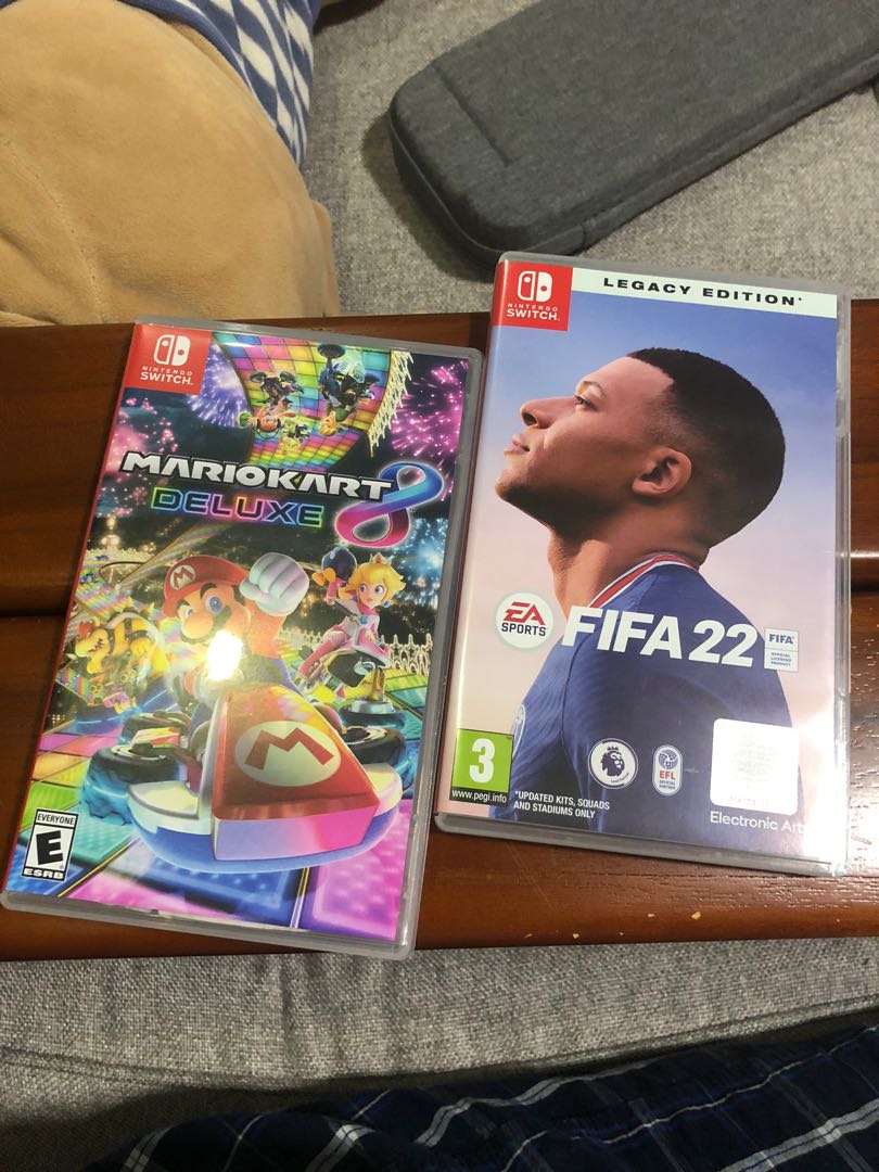 Switch Game FIFA & MarioKart, Video Gaming, Video Games, Nintendo on ...
