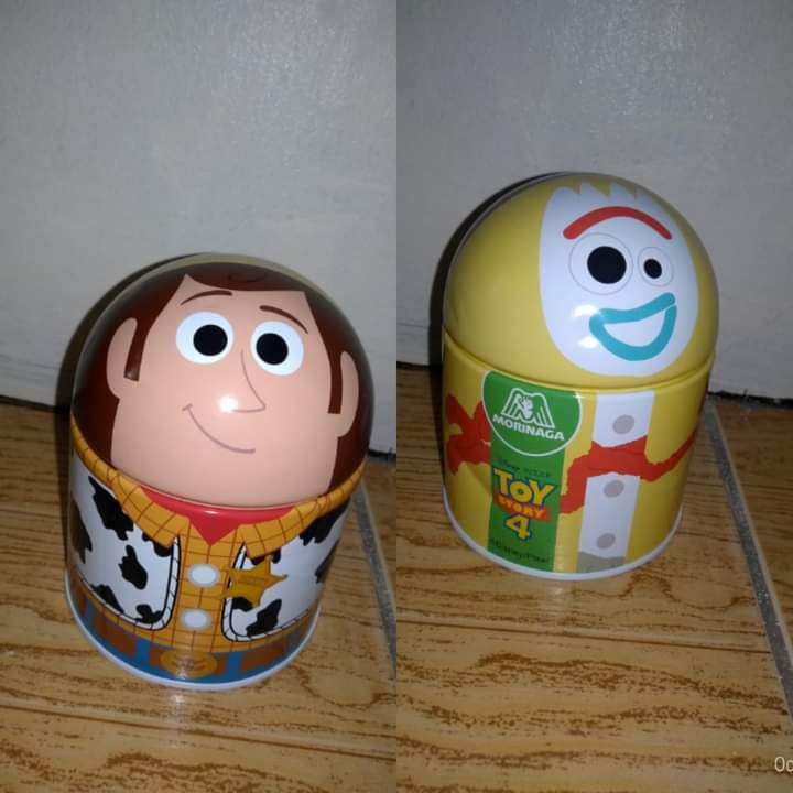 Tin can toy story 4 woody & porky, Hobbies & Toys, Toys & Games on ...