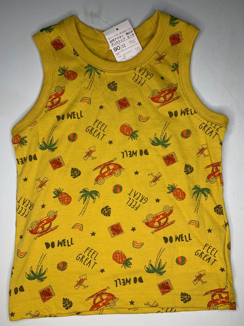 Toddler Sando 2-4yrs old (yellow and black), Babies & Kids, Babies ...