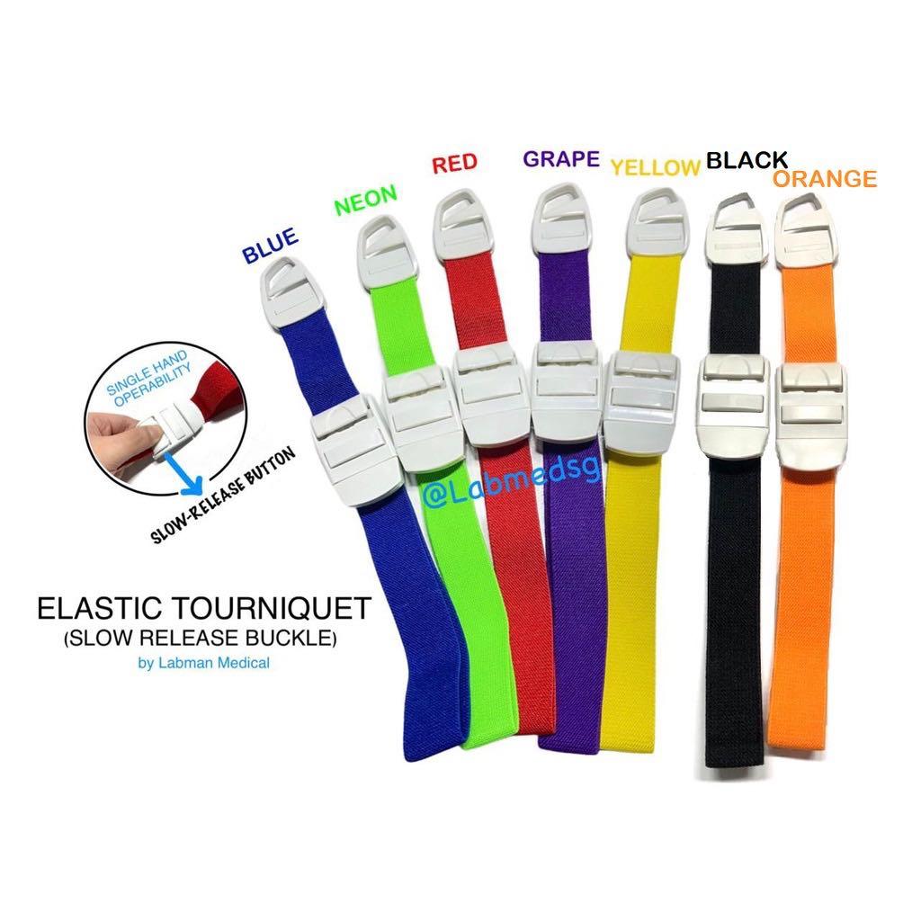 Tourniquet Bands (Elastic Buckle) by Labman Medical, READY STOCK IN SG ...